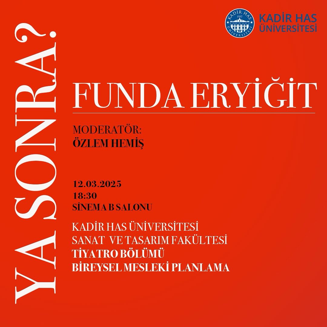 “Ya Sonra?” Dizisinin Bu Haftaki Konuğu Funda Eryiğit - Kadir Has ...